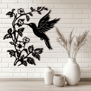 Hummingbird Scene Dxf for CNC, Svg for Cricut & Silhouette Cameo, Laser ...