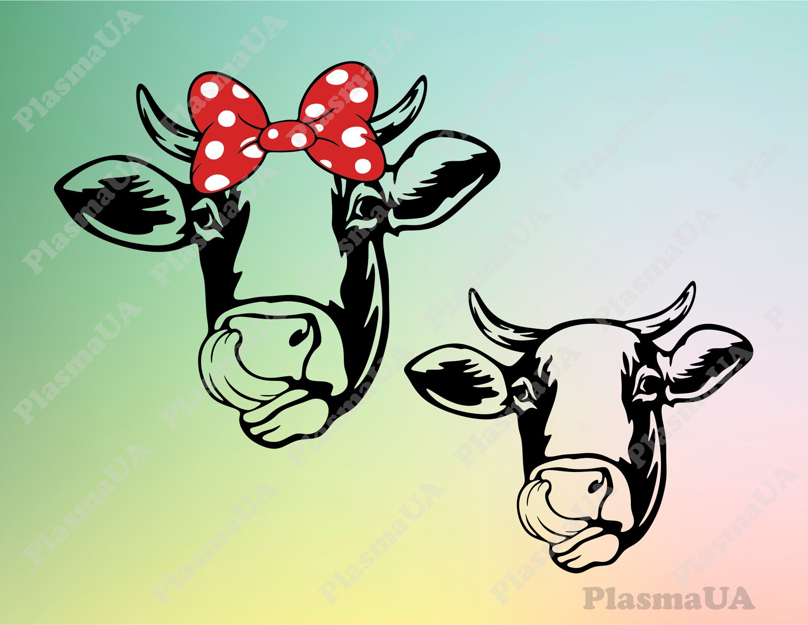 Cow cricut cow for laser cute cow svg cameo files farm | Etsy