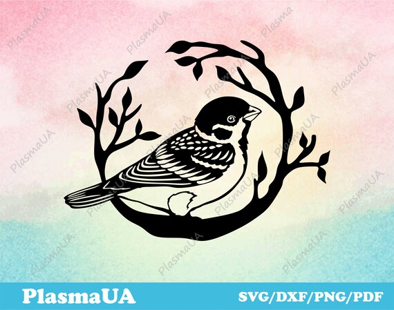 Bird Cut File Bird for Cricut Bird Dxf Printable Dxf Svg T | Etsy
