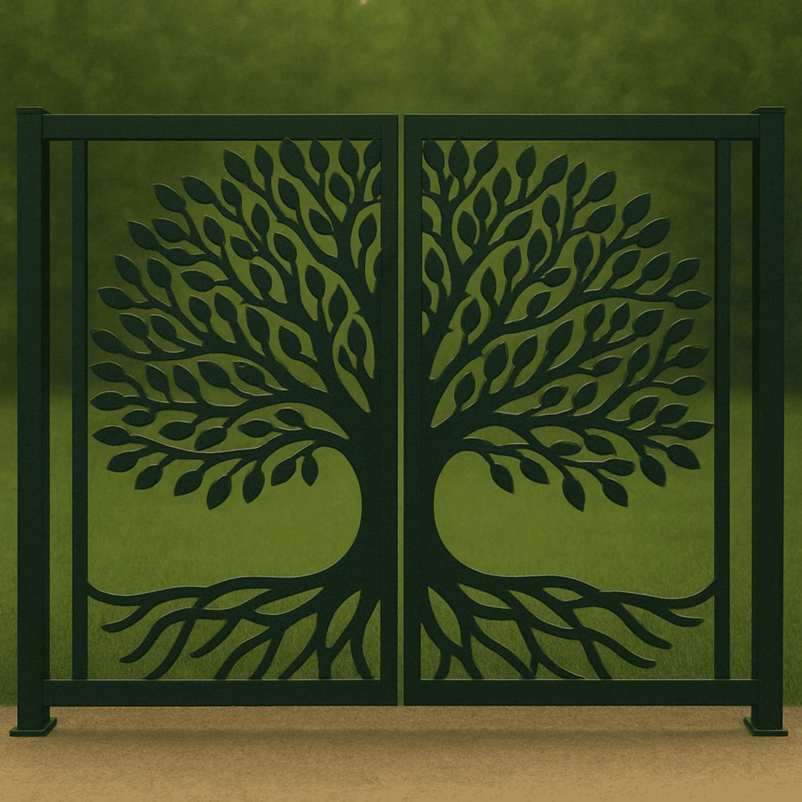 CNC Gates Panels Railing Designs, Dxf for Laser & Plasma Cutting ...
