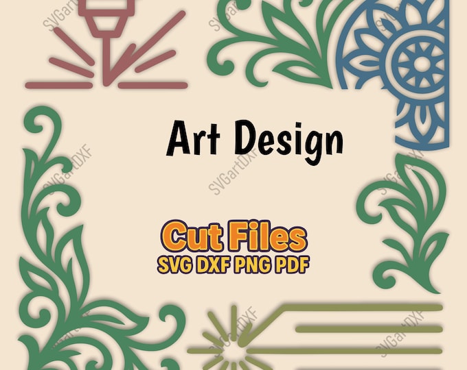 Art CNC Designs, Dxf Files for Laser and Plasma Metal Cutting, Digital ...