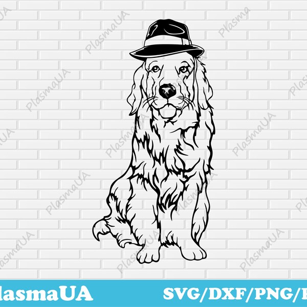 Golden Retriever Cnc File - Etsy
