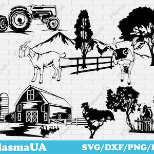 Farms Dxf Files for Cnc - Etsy Canada