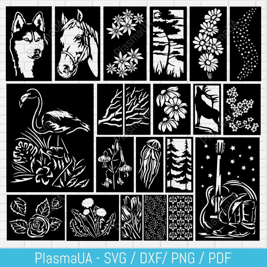 Panels Dxf Cut Files, Laser Cut Files, Dxf for Cnc Plasma Cut, Laser ...