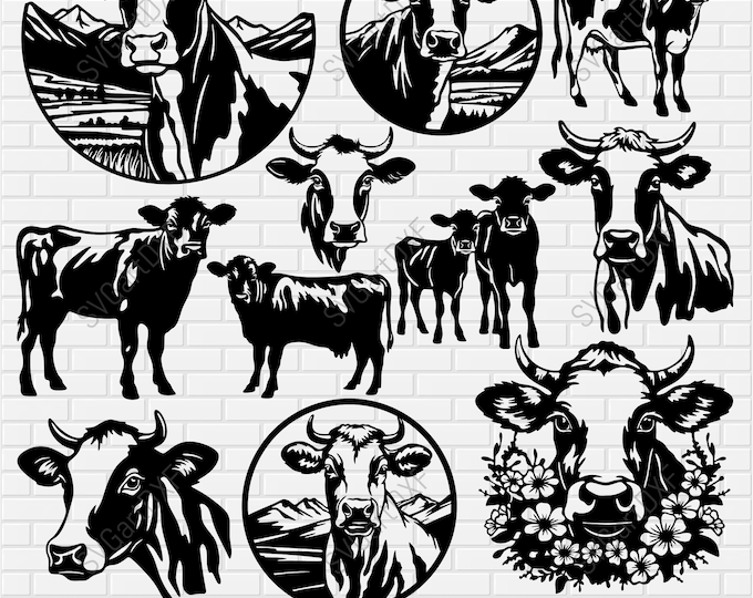 Robert Duncan, Anniken and the Cows Art Print 16 X 12 - Etsy