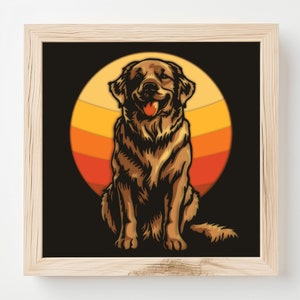 3D Golden Retriever Layered Svg, 3D Shadow Box Template, Layered Cut ...