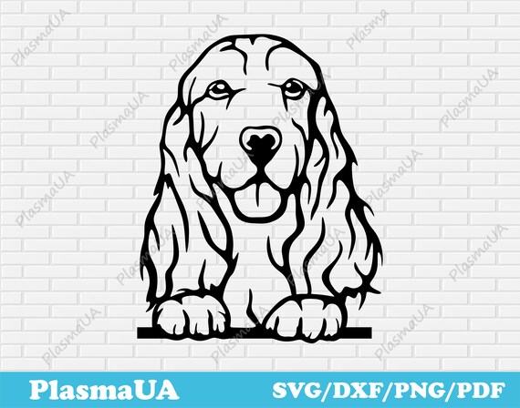 Cocker Spaniel Svg Dog Cut File Cute Dog for Cricut Pets - Etsy Australia