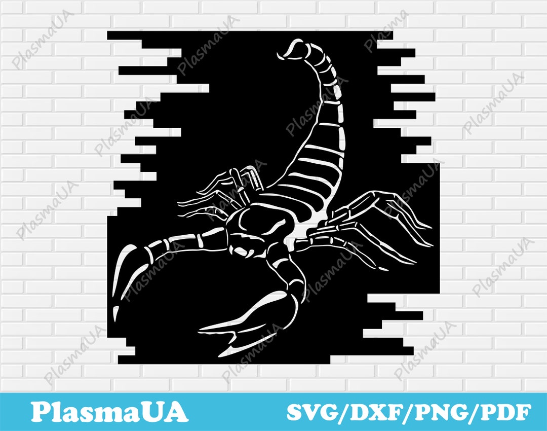 Scorpion SVG Cut File for Cricut, Silhouette, CNC Cutting Design for ...