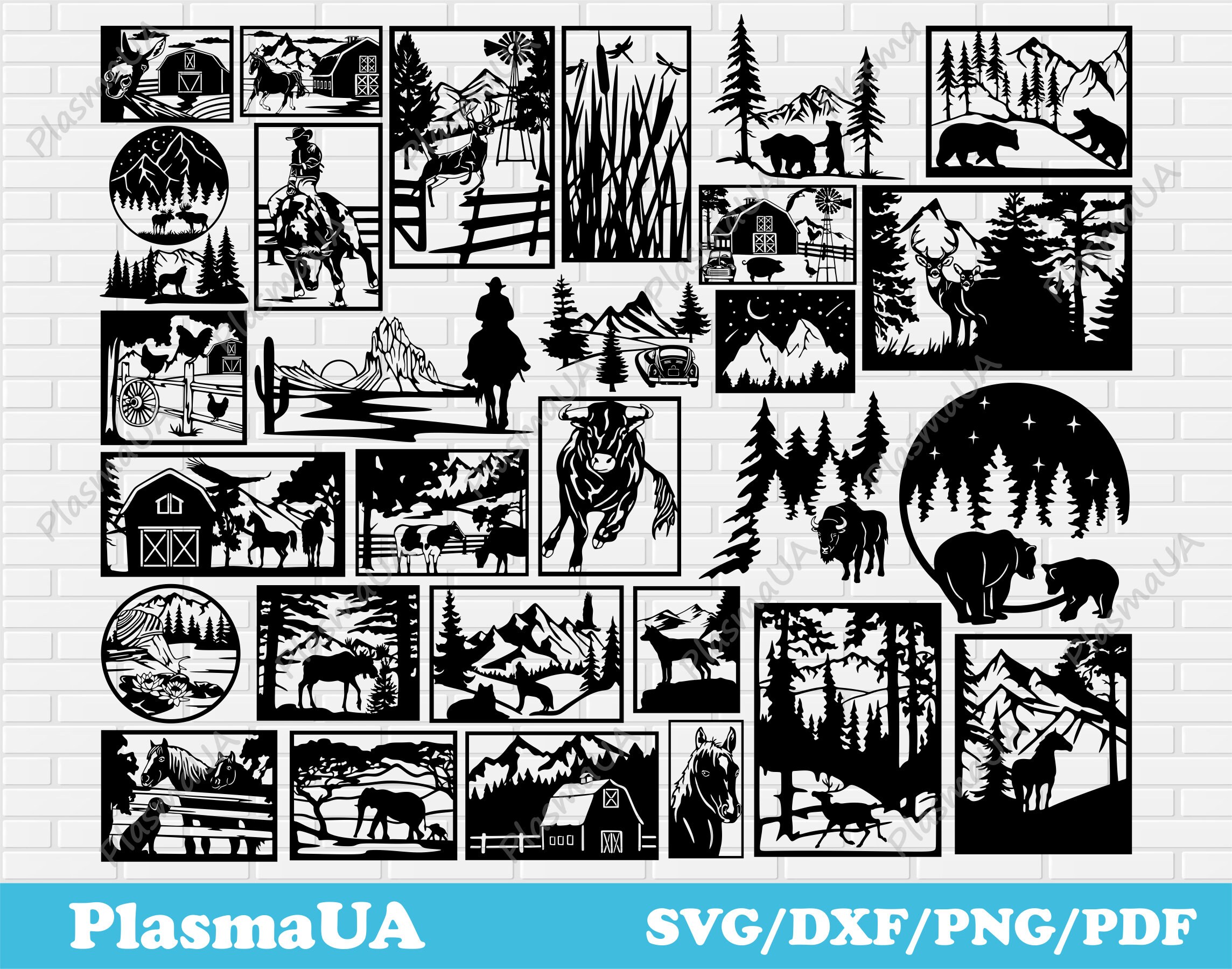 50 Cool Files Collection Dxf Files Dxf for Laser Dxf for - Etsy