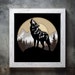 3D Wolf Shadow Box SVG Template - DIY Wall Art Craft - Instant Download ...