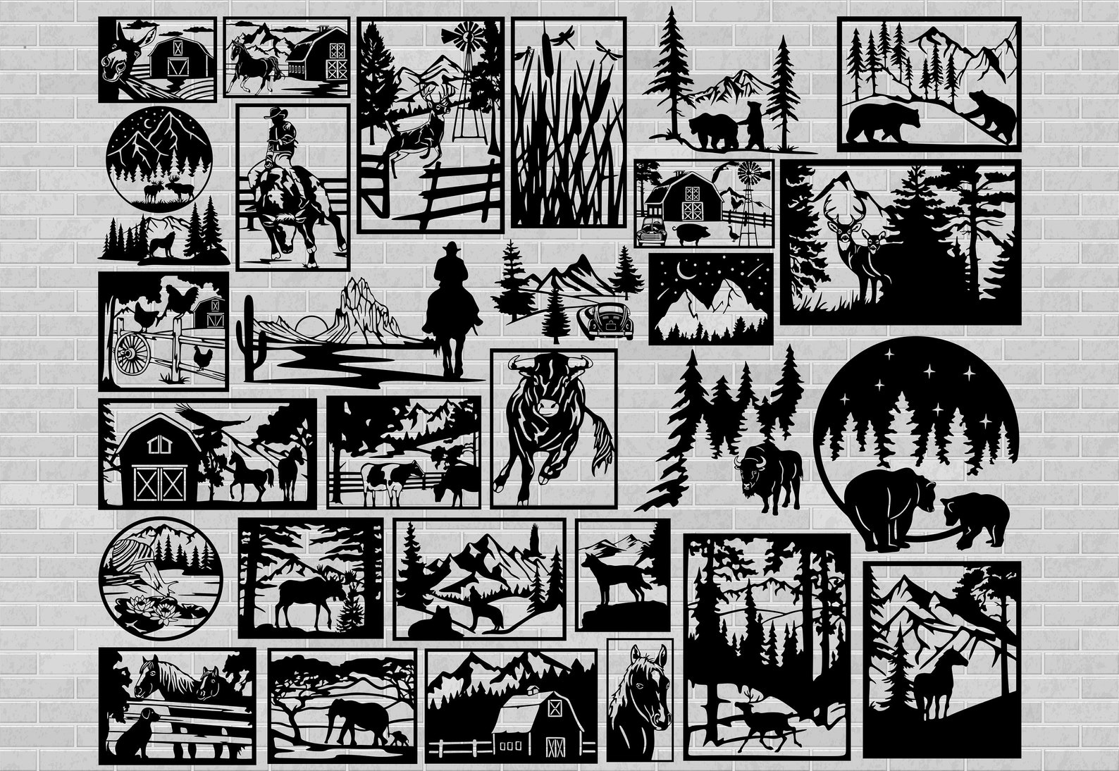 50 Cool Files Collection Dxf Files Dxf for Laser Dxf for | Etsy Canada