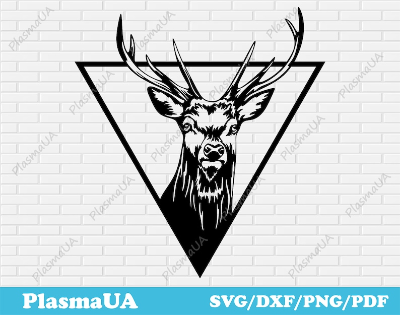 Deer Cut File Deer for Cricut Dxf File for Laser Wall Decor - Etsy