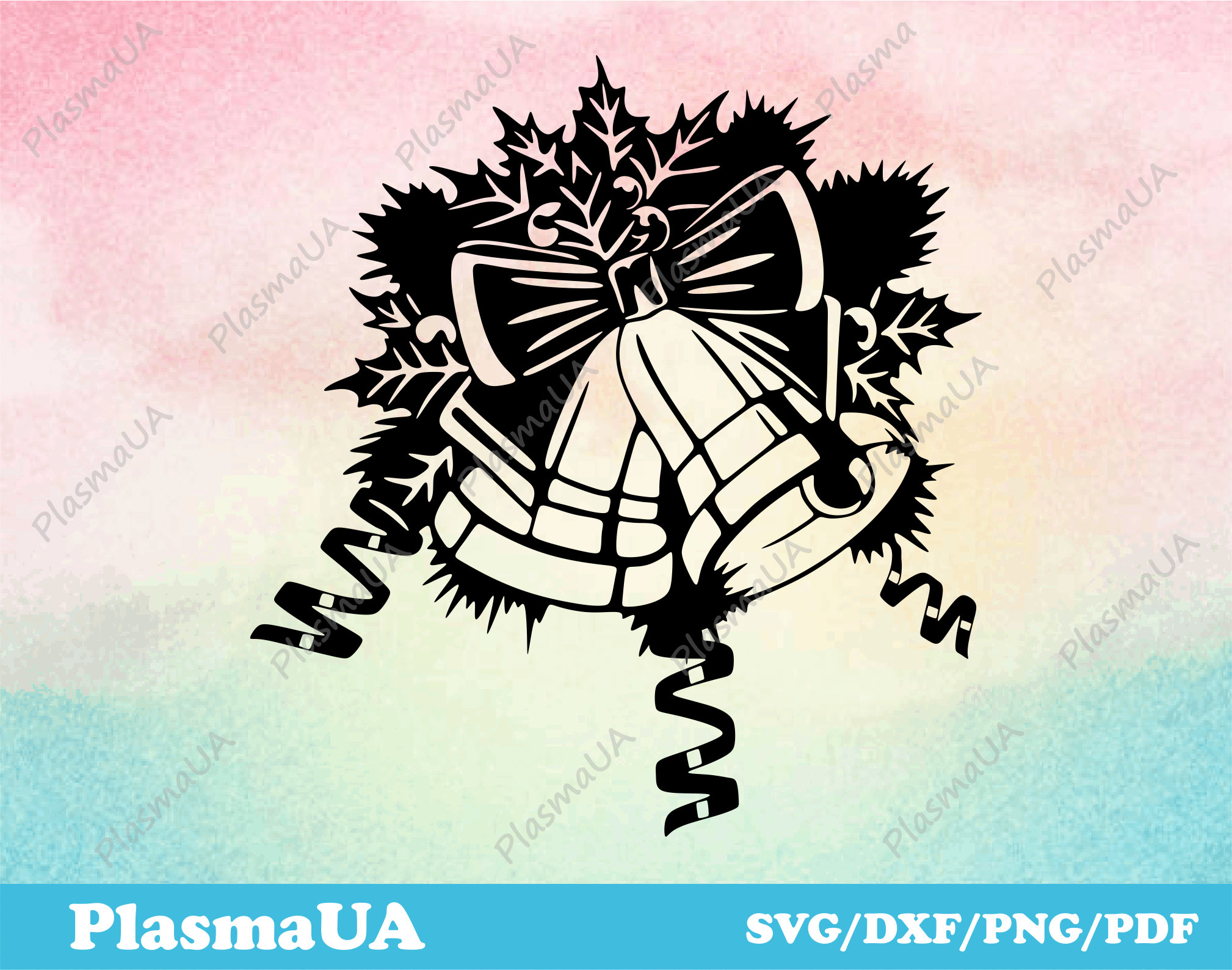 Christmas Bells Svg Christmas Cut File Bells Cut Files Dxf - Etsy