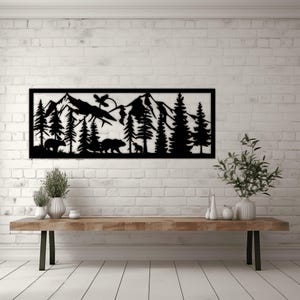 Nature Scenes Dxf for CNC Laser & Plasma Cut, Forest Cut File for Craft ...