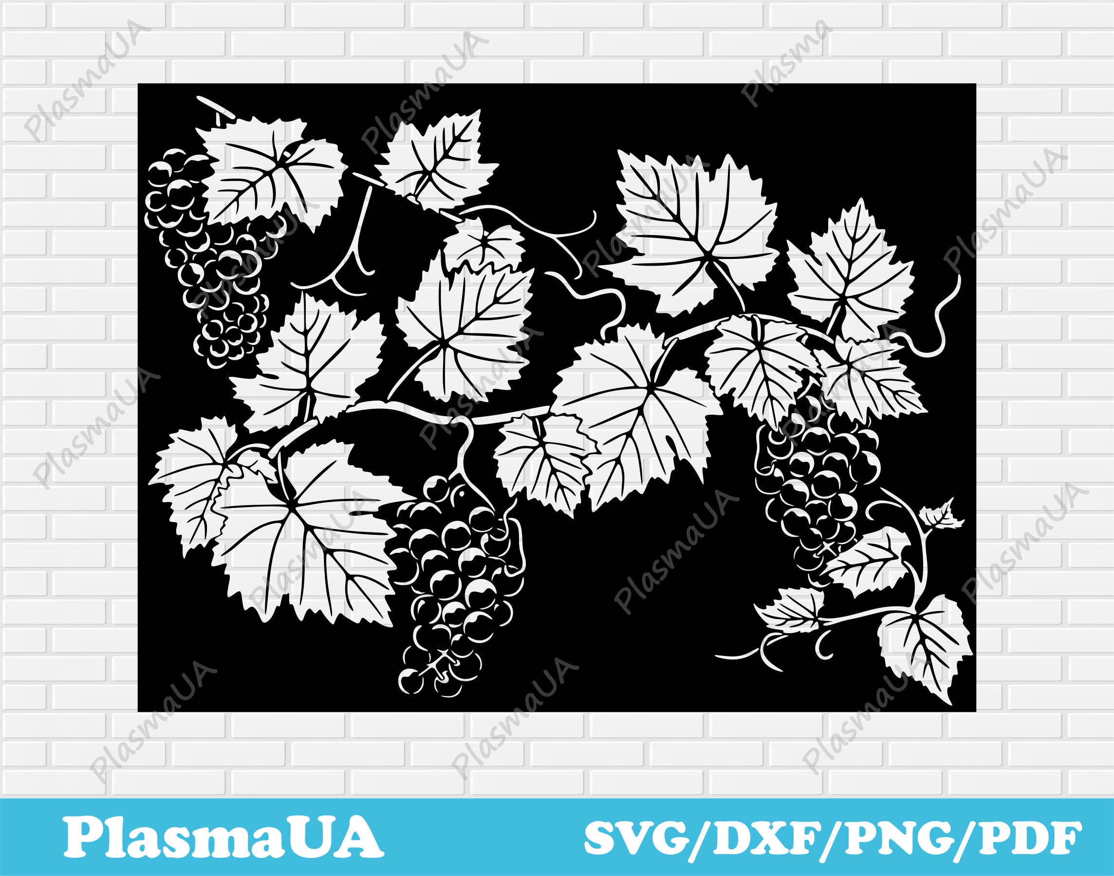 Grape Vector Grape Svg Grape Dxf Svg Dxf Png Design for T - Etsy