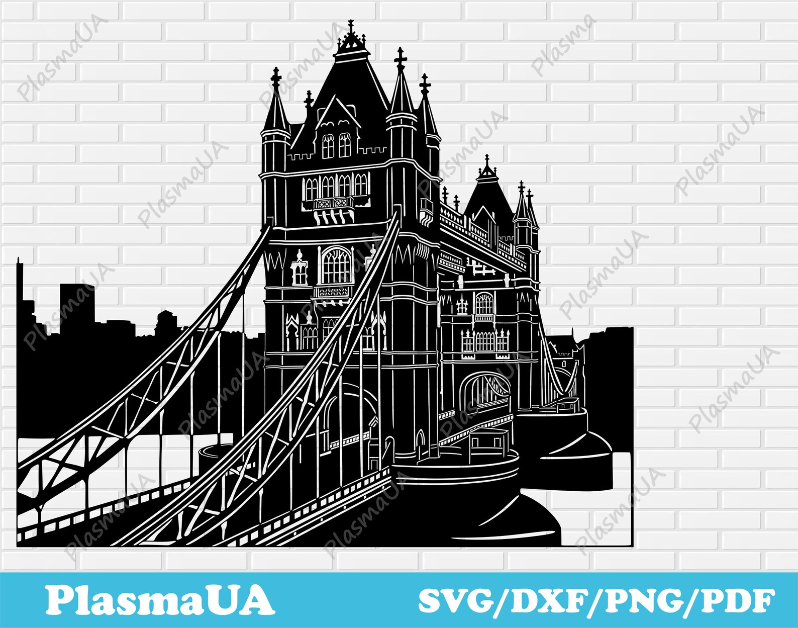 Tower Bridge Vector Tower Bridge Clipart London Svg England - Etsy