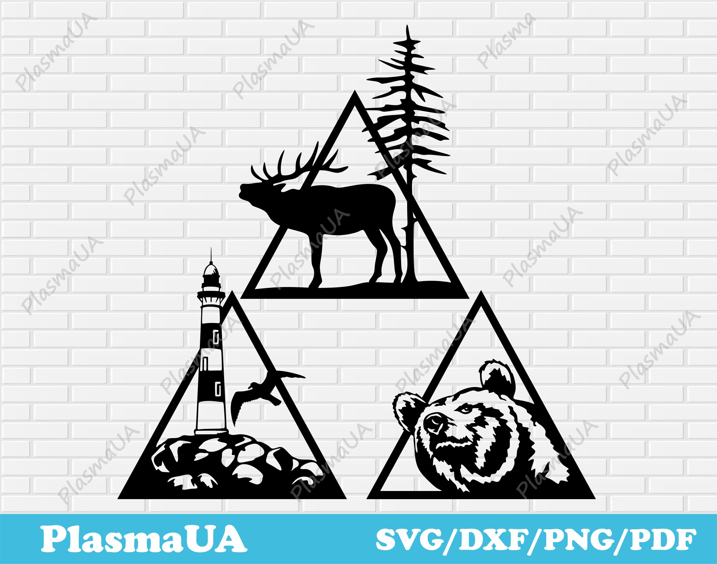 Dxf for Laser Nature Scene Dxf Dxf Scene Dxf Files for | Etsy