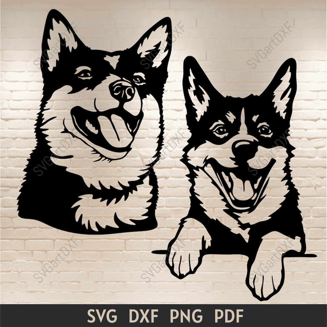 Dingo Svg, Australian Wild Dogs Svg, Dogs Dxf for Laser, Dingoes ...