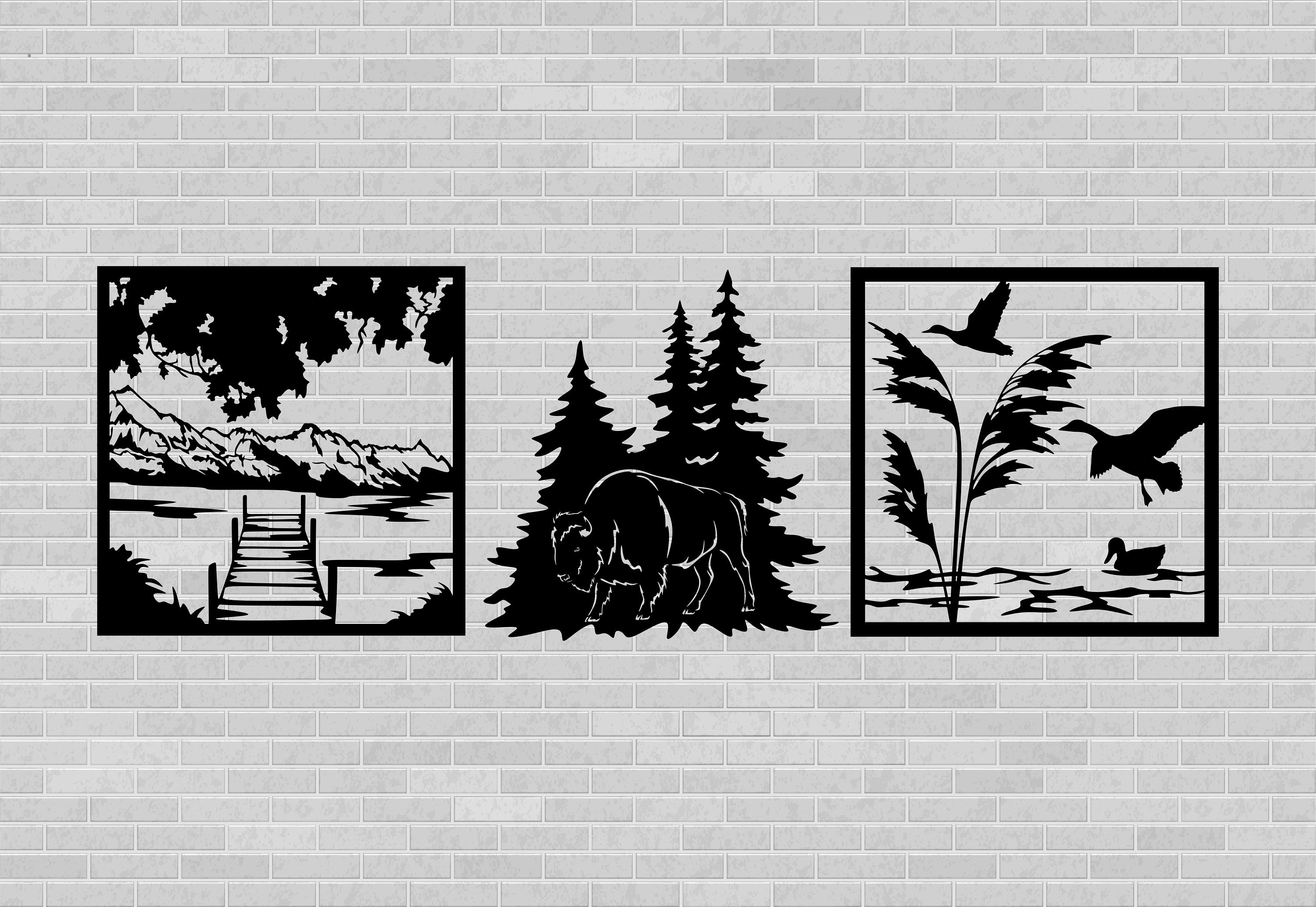 Nature Scene Svg Mountains Svg Animals Scene SVG Landscape | Etsy Australia