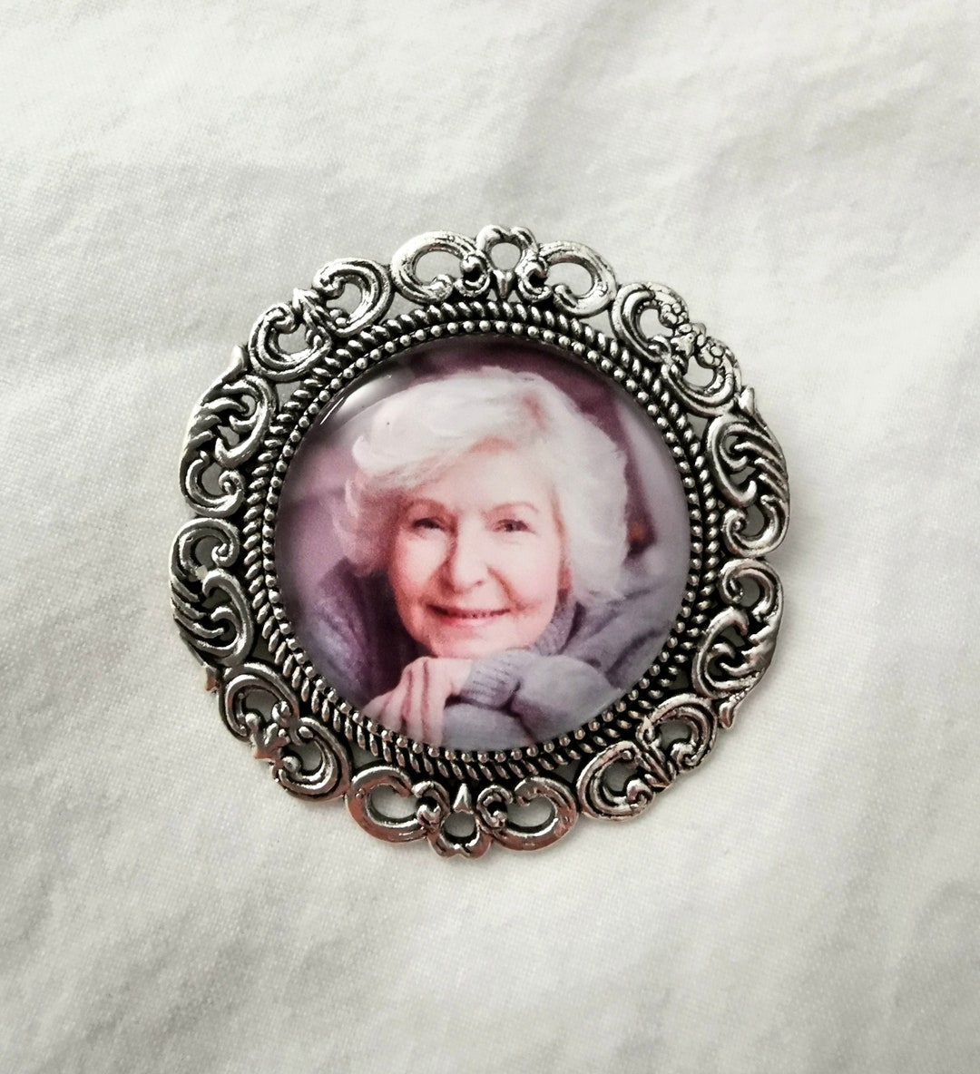 Memorial Charm, Wedding Memory Charm, Grooms Memory Charm, Pin Memory ...