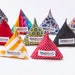 Cat Fin 5 Pack FIVE 5 Cheerful Assorted Cat Pyramid Toys Organic Catnip ...