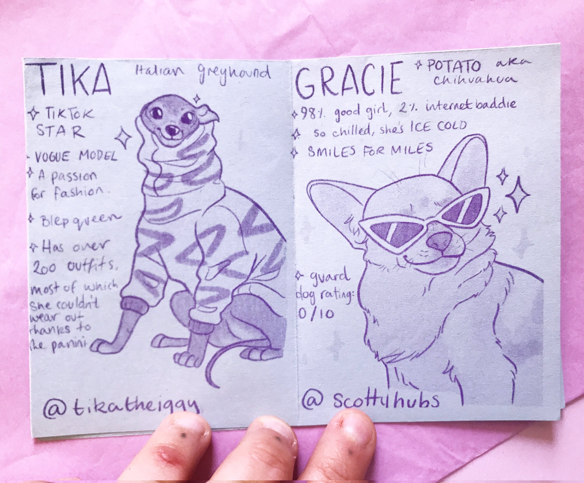 Good Dogs Vol 2 Mini Zine Handmade Riso Printed Beak Zine - Etsy UK