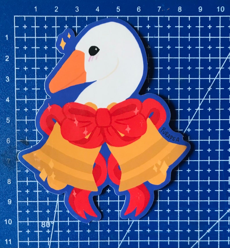 Untitled Goose Game Glossy Vinyl Sticker Water Bottle - Etsy