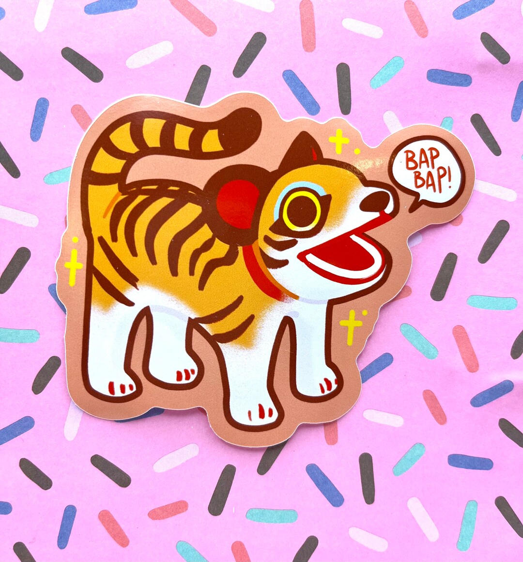 Bap Bap Paper Tiger Vinyl Sticker - Etsy
