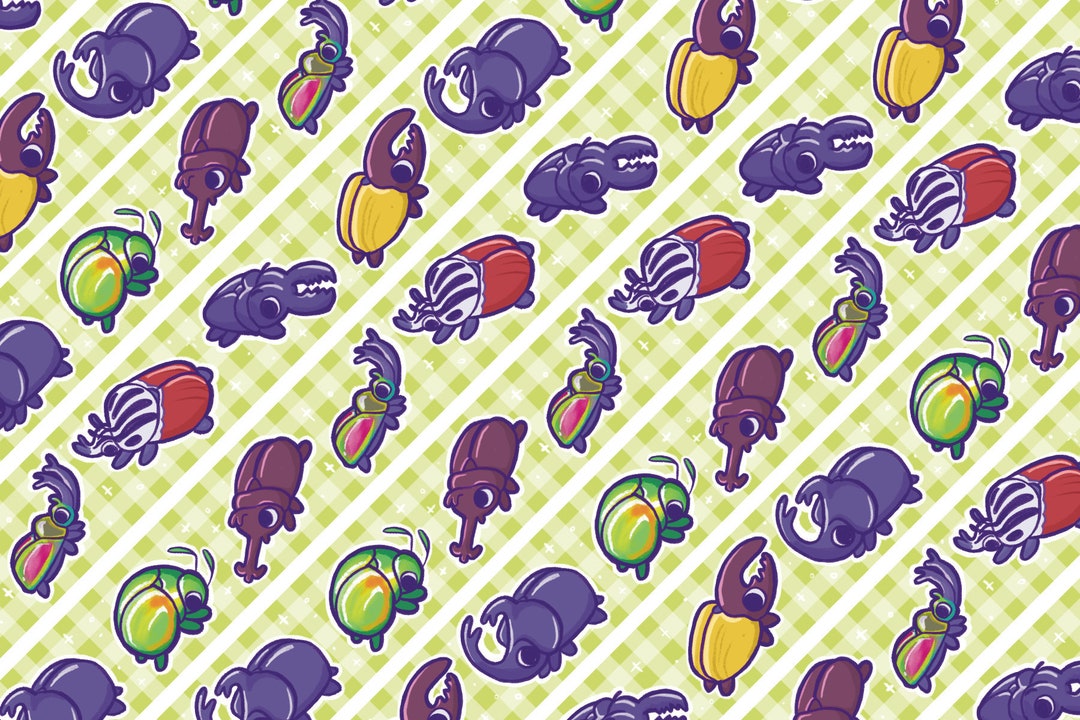 BEEBOS Cute Beetle Washi Tape Bullet Journalling, Cottagecore Washi ...