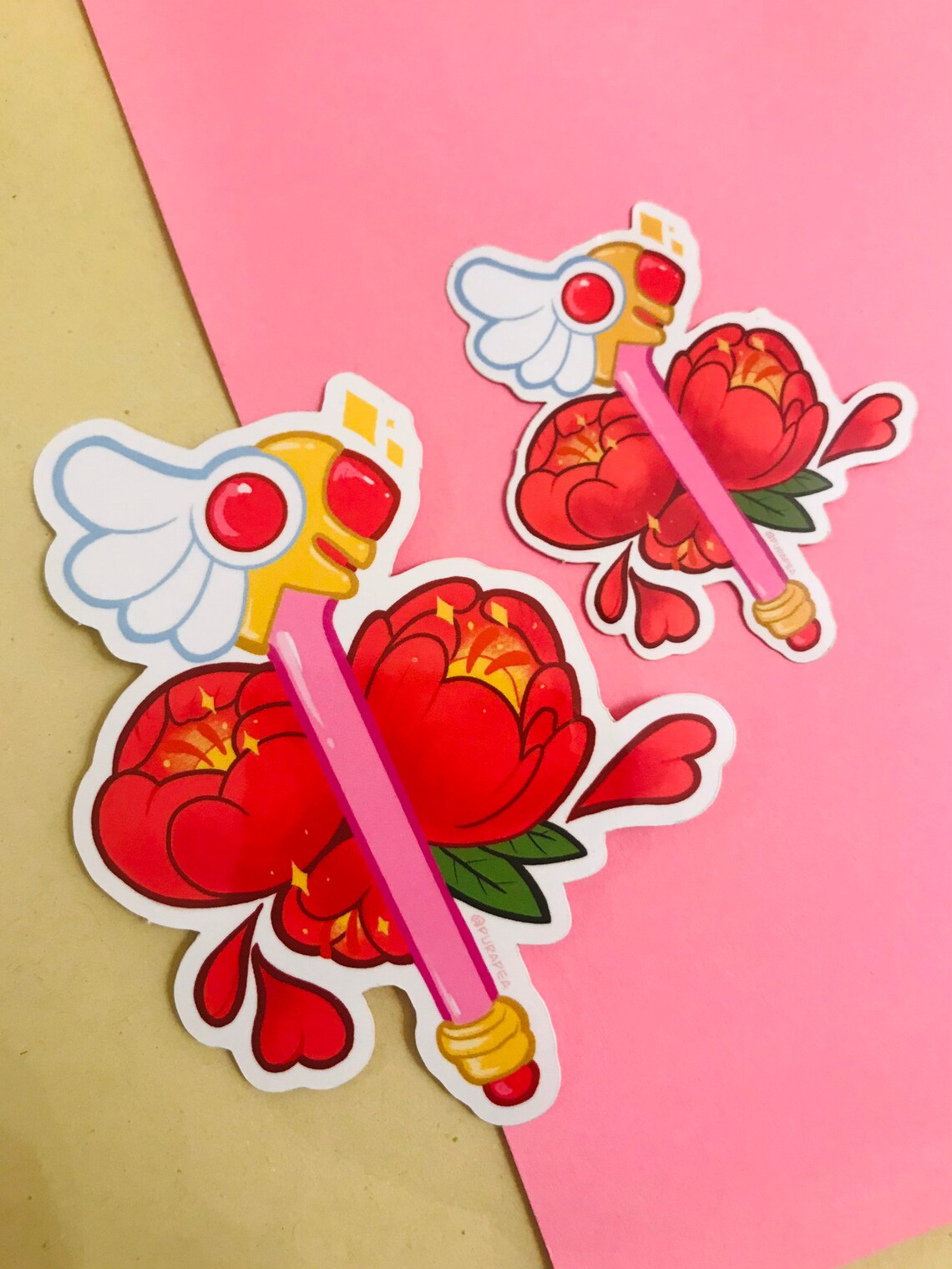 Card Captor Sakura Magical Girl Wand Sticker - Etsy