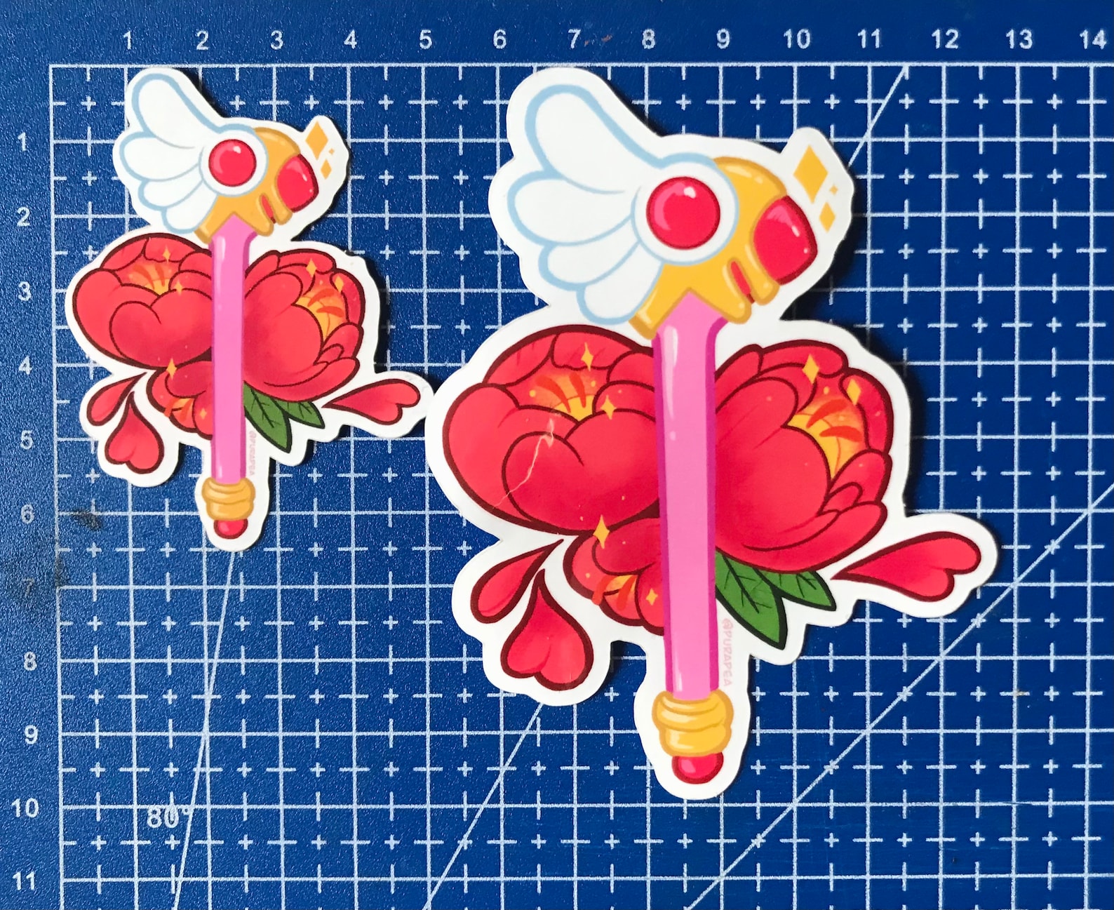 Card Captor Sakura Magical Girl Wand Sticker - Etsy
