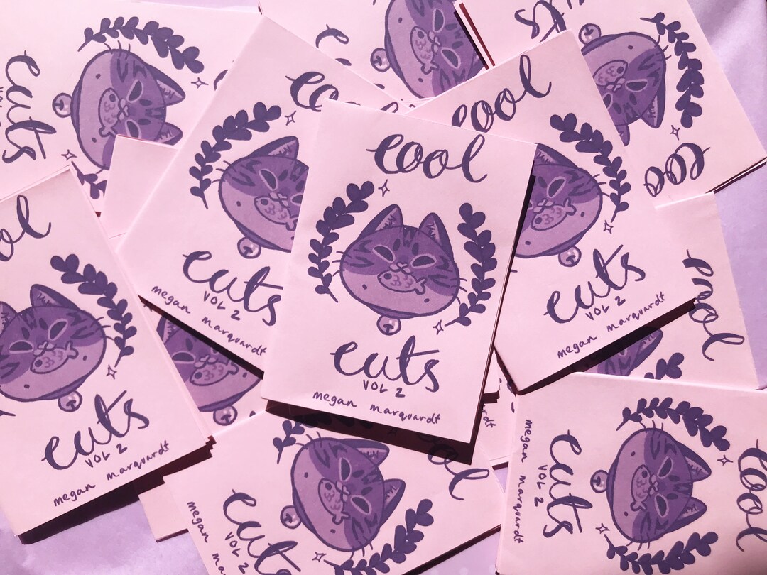Cool Cats Vol 2 Mini Zine Handmade Riso Printed Beak Zine Cat Lovers ...