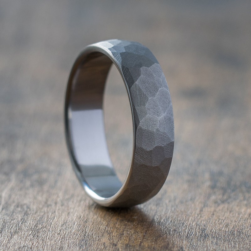 Faceted Wedding Ring - Etsy