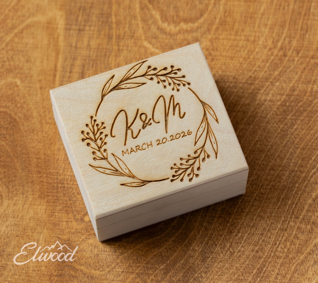 Elwood Engraving Service for Wooden Ring Box - Etsy