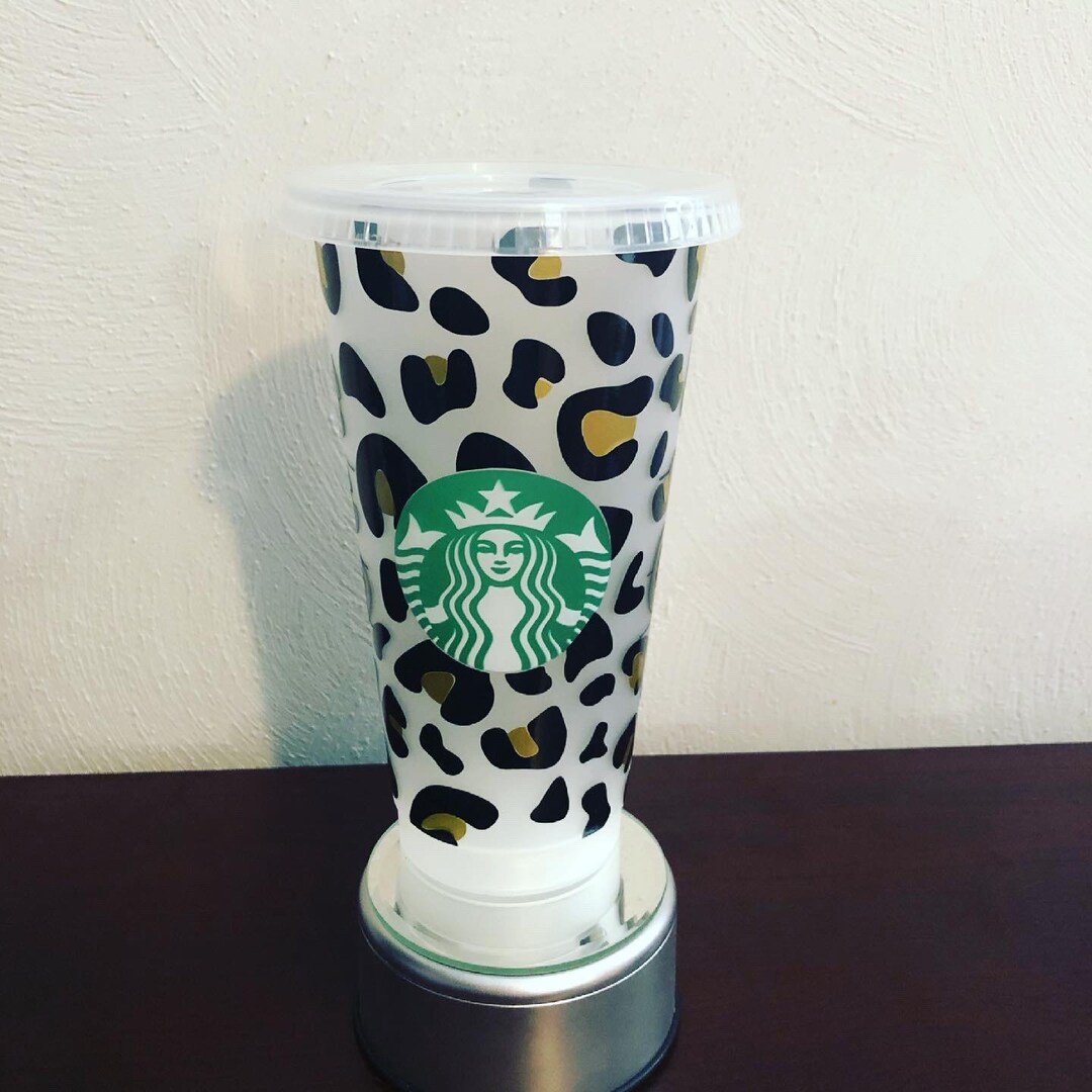 Reusable Leopard Print Cup - Etsy