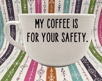 Safety Coffee Mug - Etsy