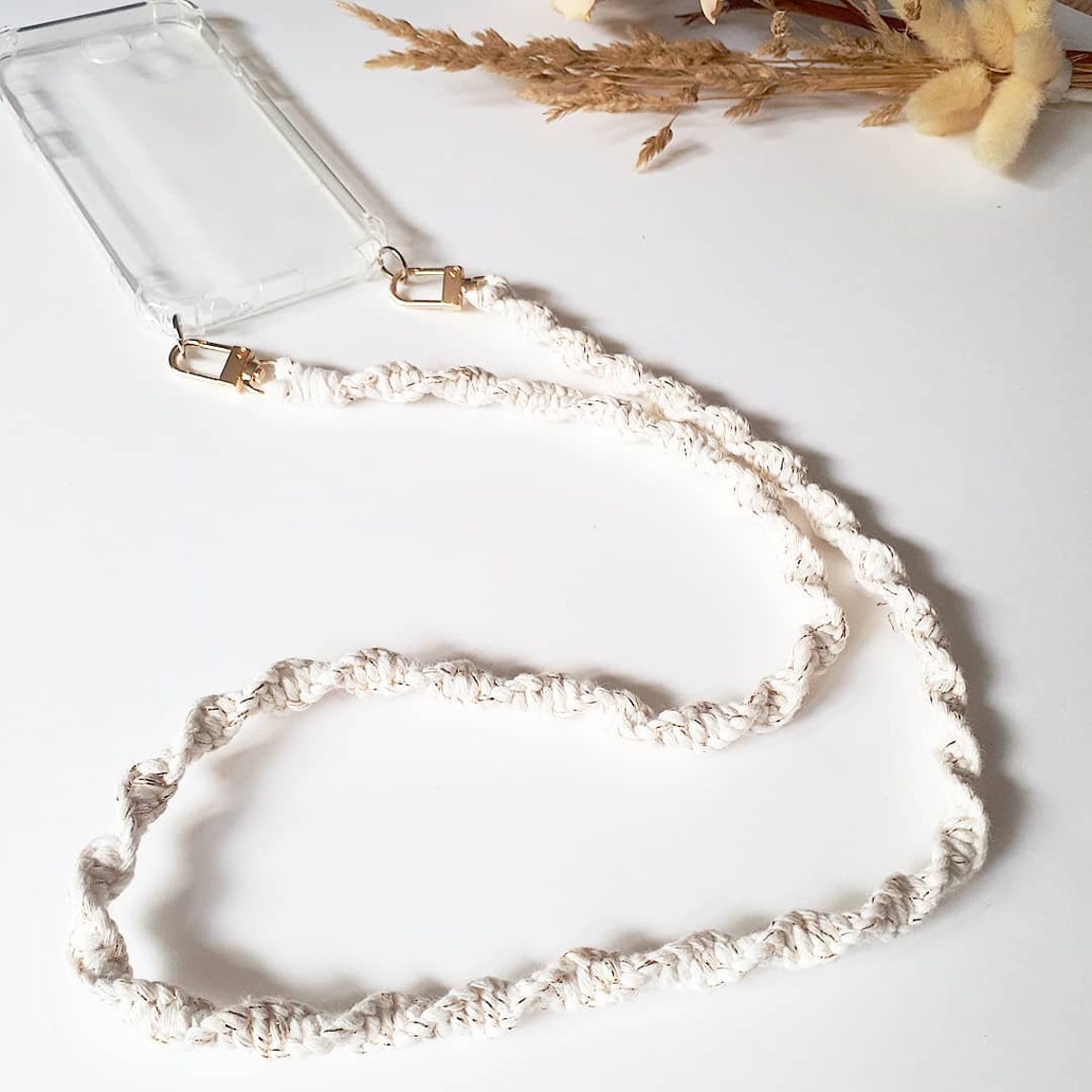 Cordon téléphone en macramé | Etsy