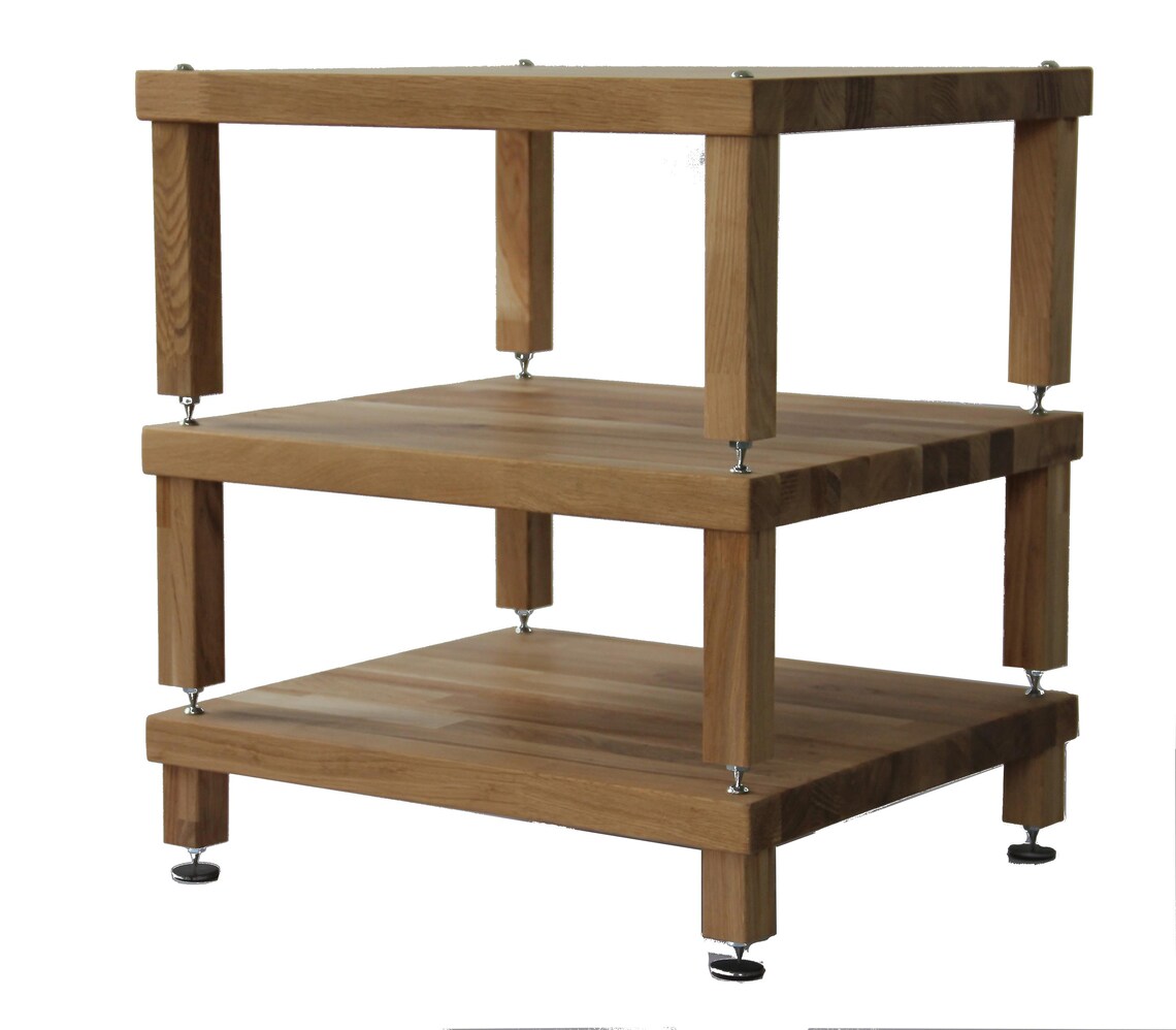 Hi Fi Audio / Video Modular Equipment Rack, Stand, Stereo Glued Solid ...