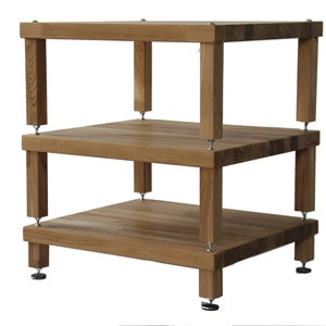 Hi Fi Audio / Video Modular Equipment Rack, Stand, Stereo Glued Solid ...