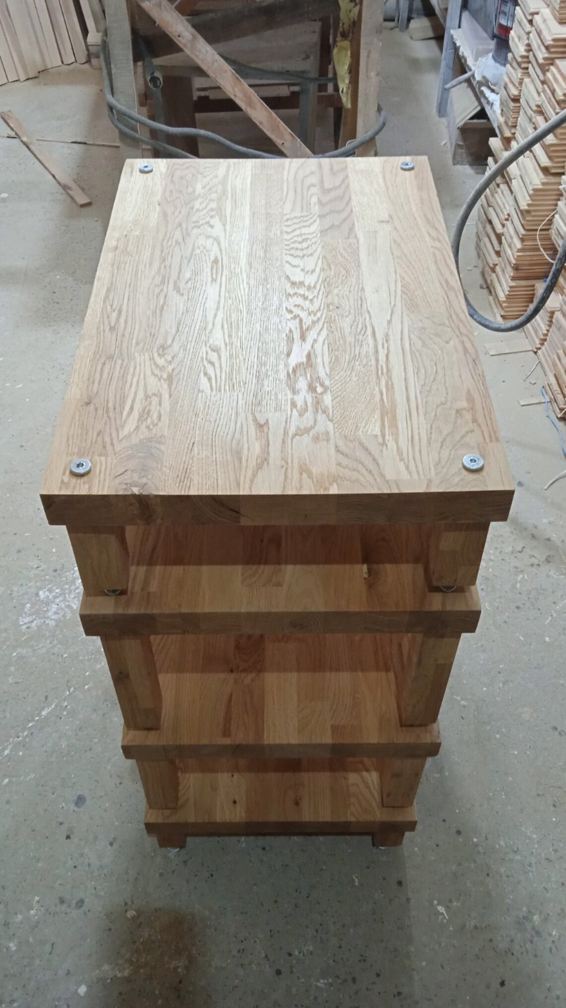 Hi Fi Audio / Video Modular Equipment Rack, Stand, Stereo Glued Solid ...