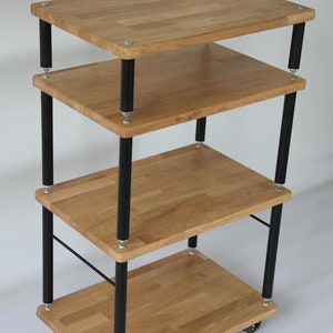 Hi Fi Audio / Video Modular Equipment Rack, Stand, Stereo Glued Solid ...