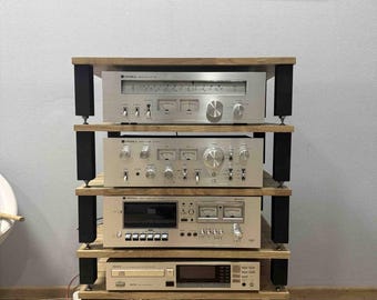 14U SLANTED STUDIO RACK Sidecar With Drawer | Angled Audio Rack ...