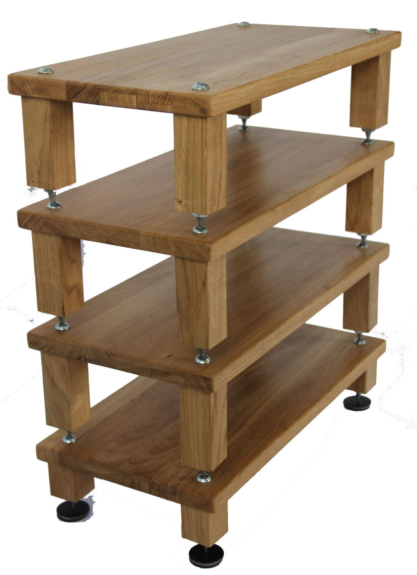 Hi Fi Audio / Video Modular Equipment Rack, Stand, Stereo Glued Solid ...