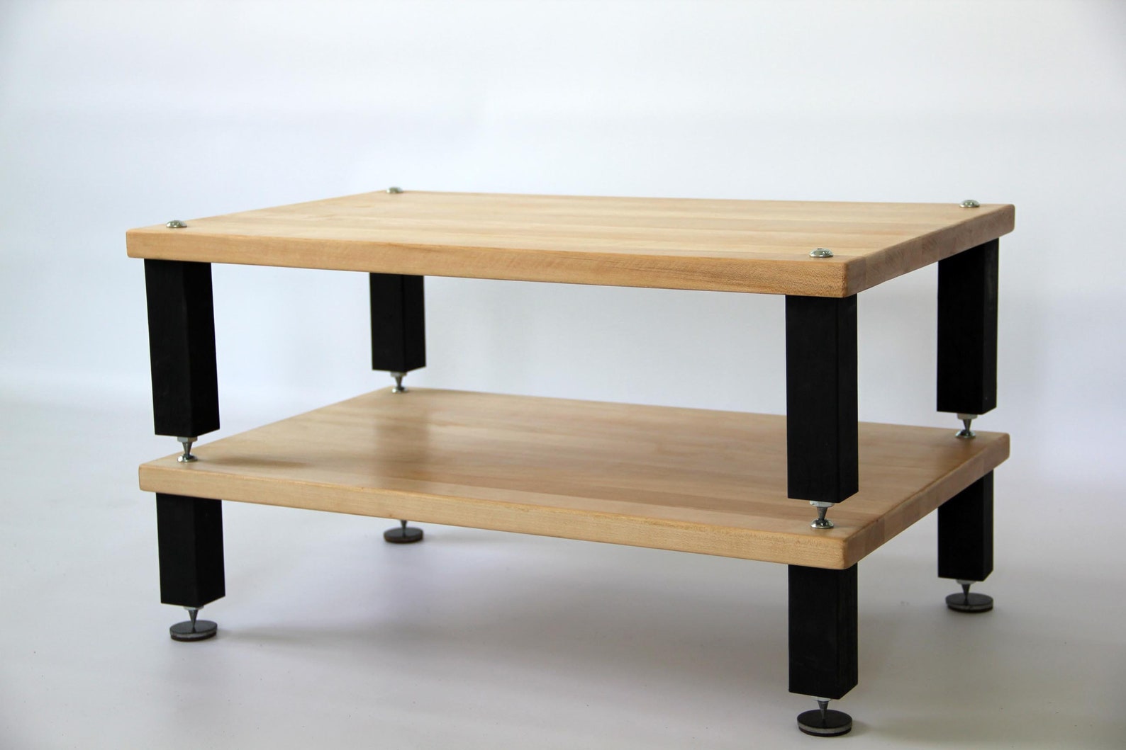 Hi Fi Audio / Video Modular Equipment Rack, Stand, Stereo Glued Solid ...