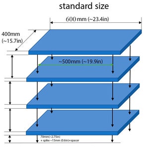 Hi Fi Audio / Video Modular Equipment Rack, Stand, Stereo Glued Solid ...