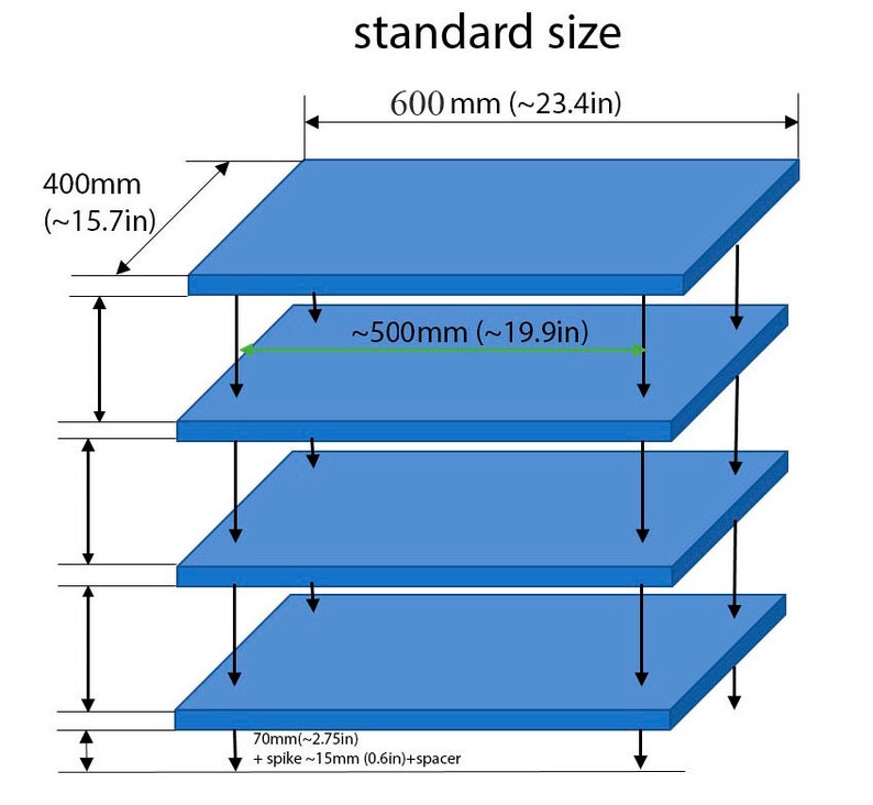 Hi Fi Audio / Video Modular Equipment Rack, Stand, Stereo Glued Solid ...
