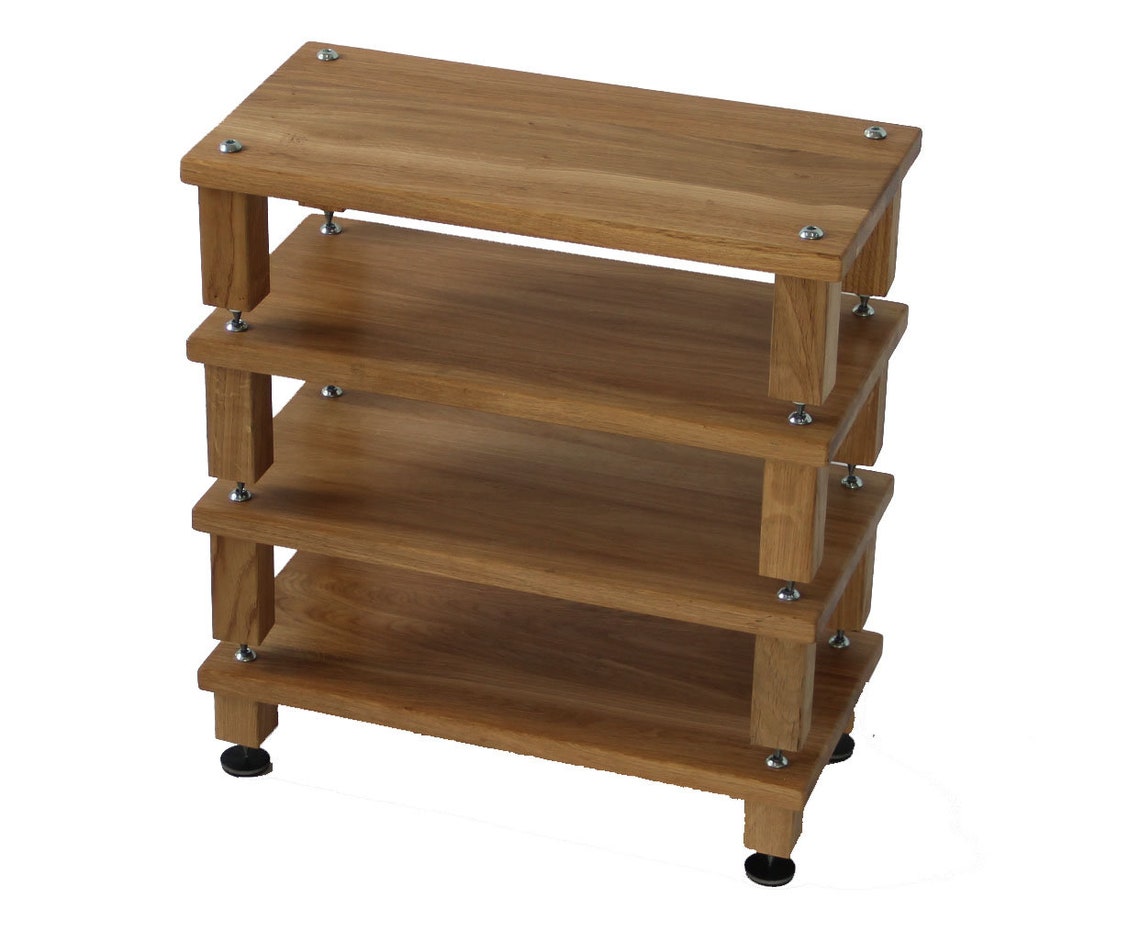 Hi Fi Audio / Video Modular Equipment Rack, Stand, Stereo Glued Solid ...