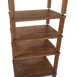 Hi Fi Audio Modular Equipment Rack, Stand, Stereo Glued Solid Oak - Etsy