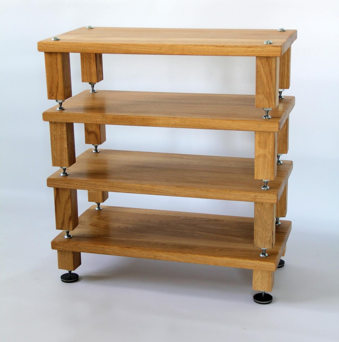 Hi Fi Audio / Video Modular Equipment Rack, Stand, Stereo Glued Solid ...