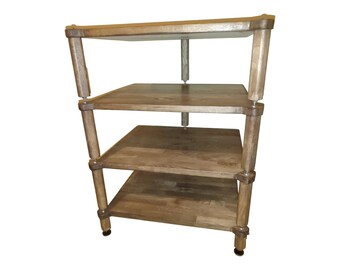 Hi Fi Audio / Video Modular Equipment Rack, Stand, Stereo Glued Solid ...